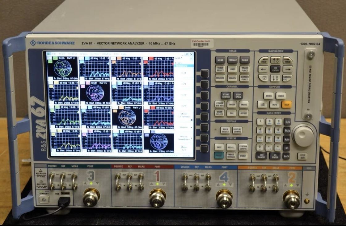 Rohde and Schwarz ZVA67 Vector Network Analyzer 2 ports 10MHz-67GHz 1 ...