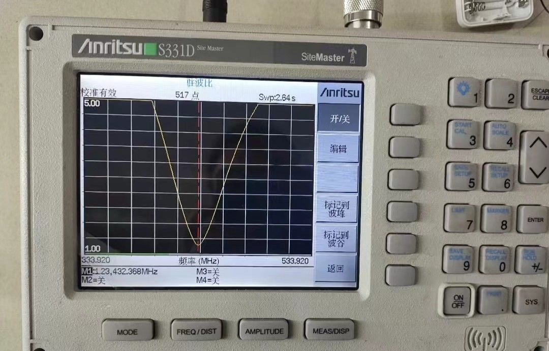 Anritsu S331D Site Master Cable And Antenna Analyzer 25 MHz To 4000 MHz Spectrum