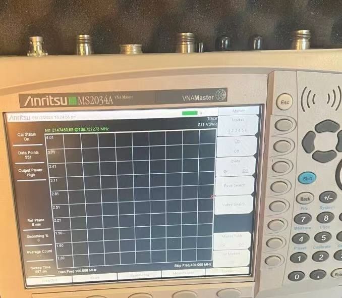 Anritsu MS2034A VNA Master 2 MHz to 4 GHz Handheld Vector Network ...
