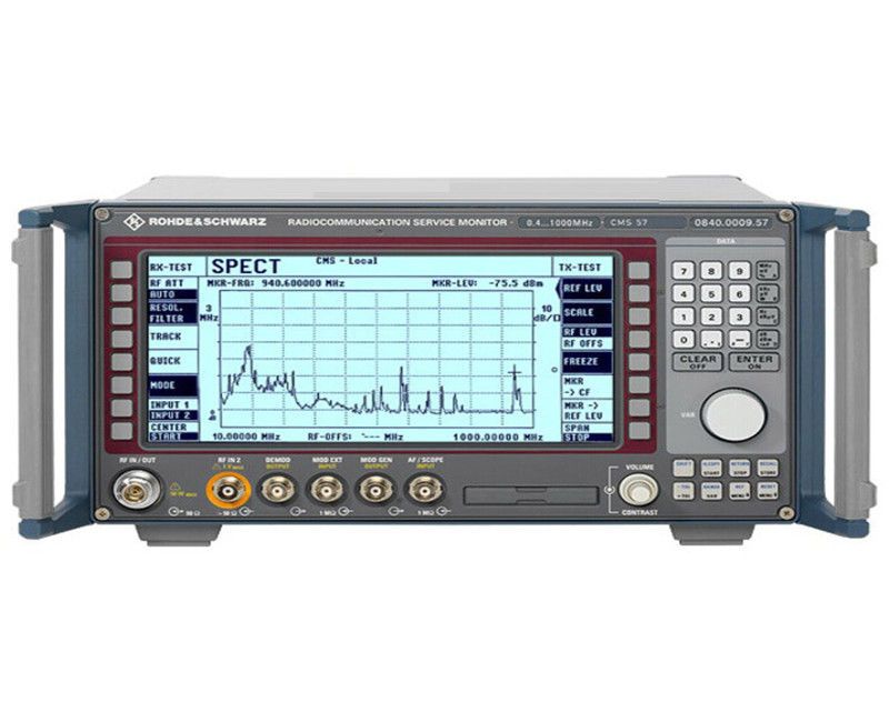 Rohde and Schwarz CMS57 Radio communication service monitor with VOR ...