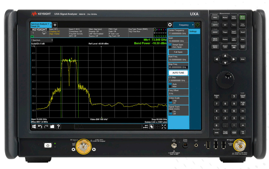 Agilent Keysight N9041B UXA Signal Analyzer, 110GHz Multitouch