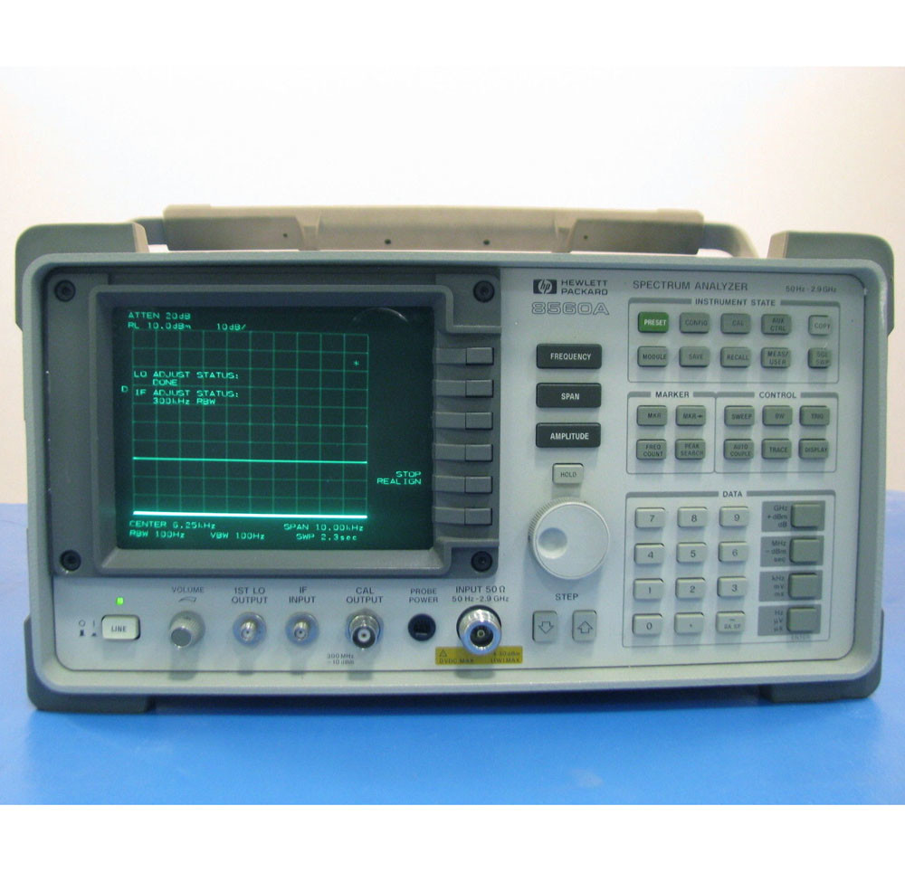 HP Agilent 8560A Portable RF Spectrum Analyzer 50 Hz to 2.9 GHz