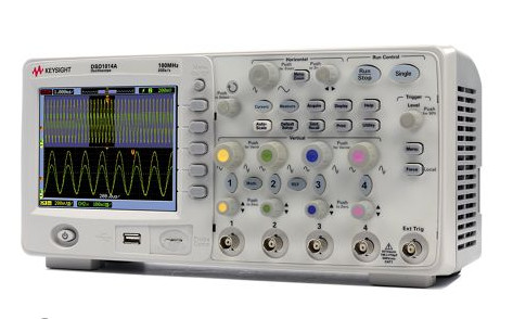 Four Channels Keysight Digital Oscilloscope Durable Agilent DSO1014A ...