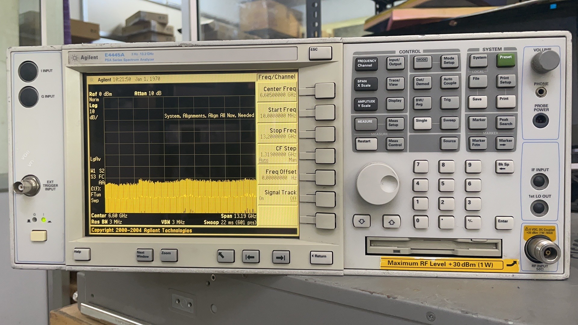 Multi Scene Spectrum Analyzer Rackmount Keysight Agilent E4445A