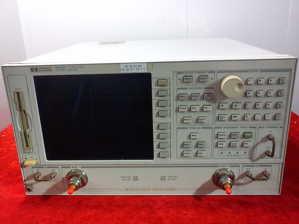 Keysight Agilent 8720D Microwave Vector Network Analyzer S-parameter ...