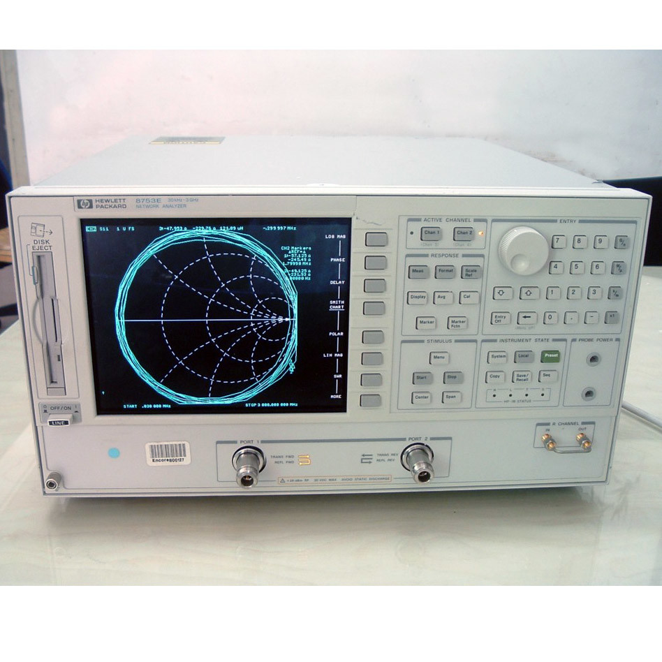 Multiscene RF S-Parameter Vector Network Analyzer 8753E 30 KHz - 3.0 ...