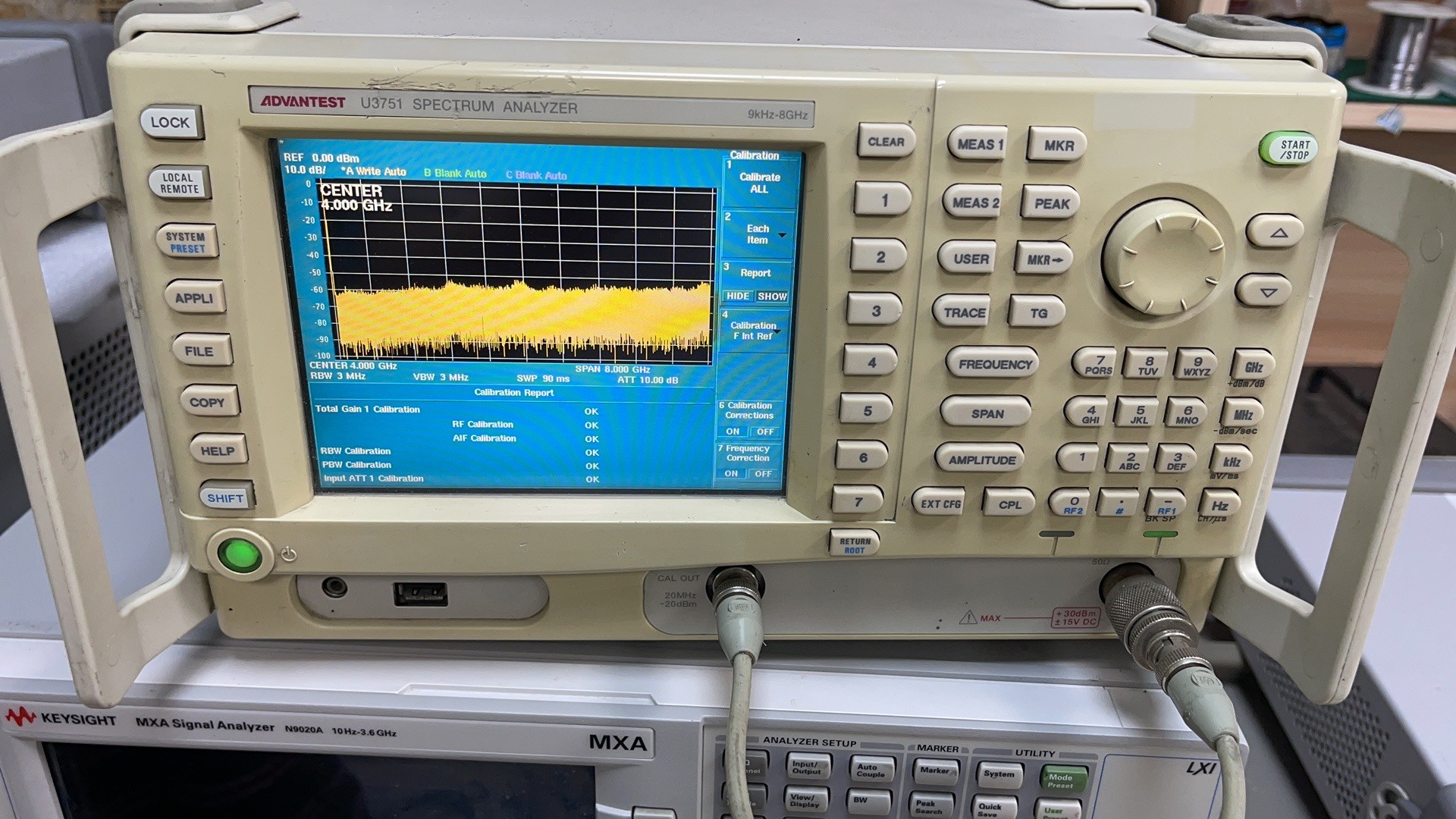 Advantest U3751 Radio Frequency Spectrum Analyzer 30Hz-8GHz Plug In ...