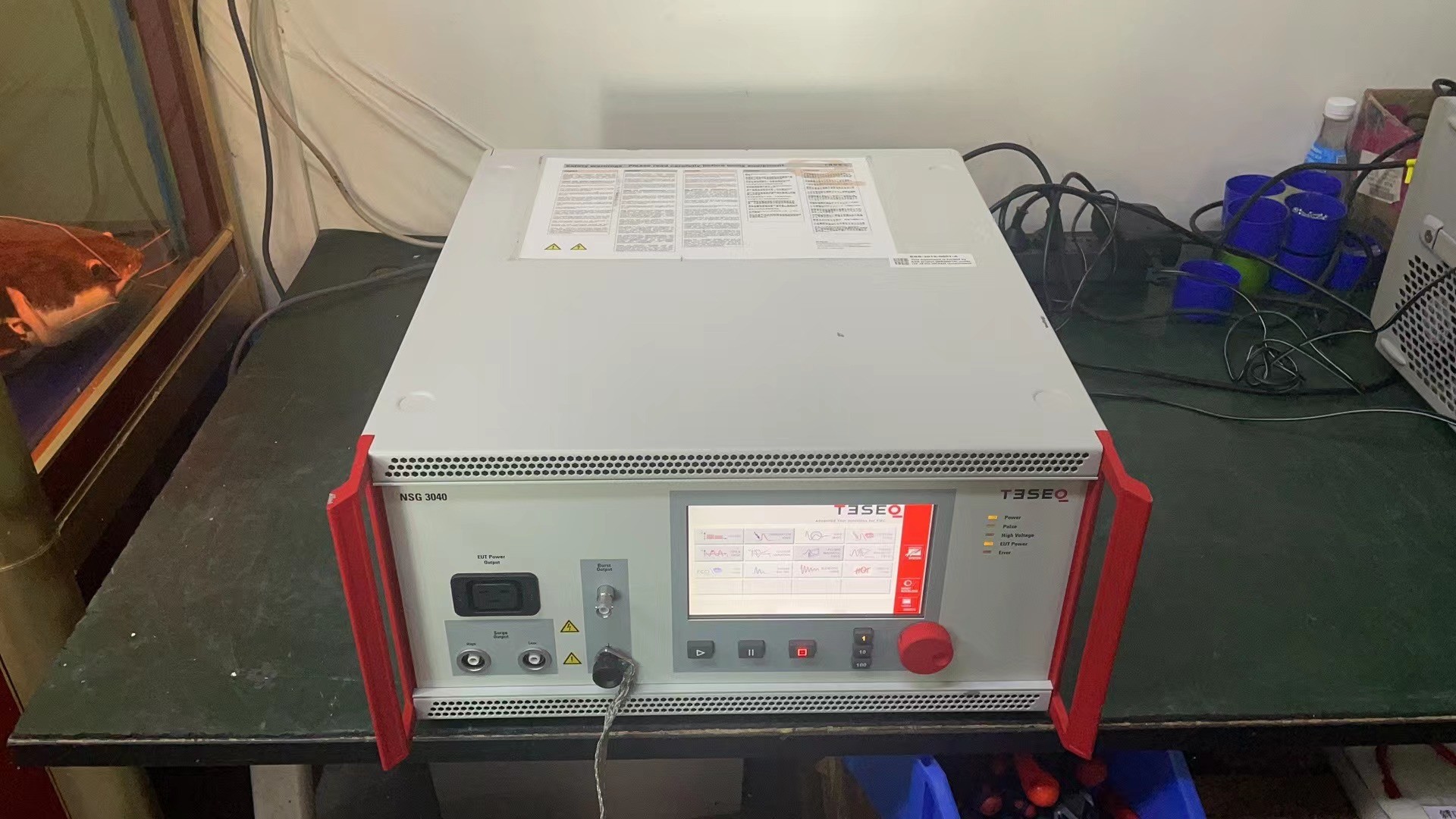 NSG 3040 Multi Function Transient Generator EMC Integrated 7 Inch ...