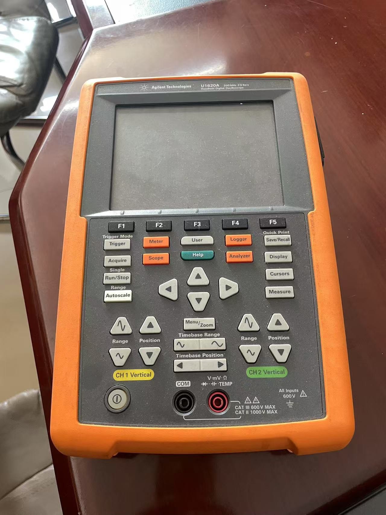 Keysight U1620A Service Oscilloscope, 200 MHz, 2-Channel, Floating ...